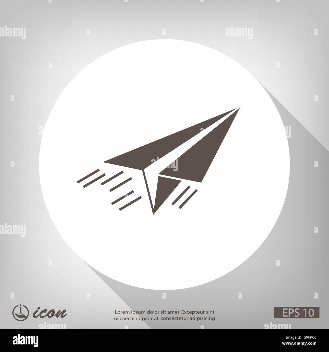 Pictograph of airplane Stock Vector Image & Art - Alamy