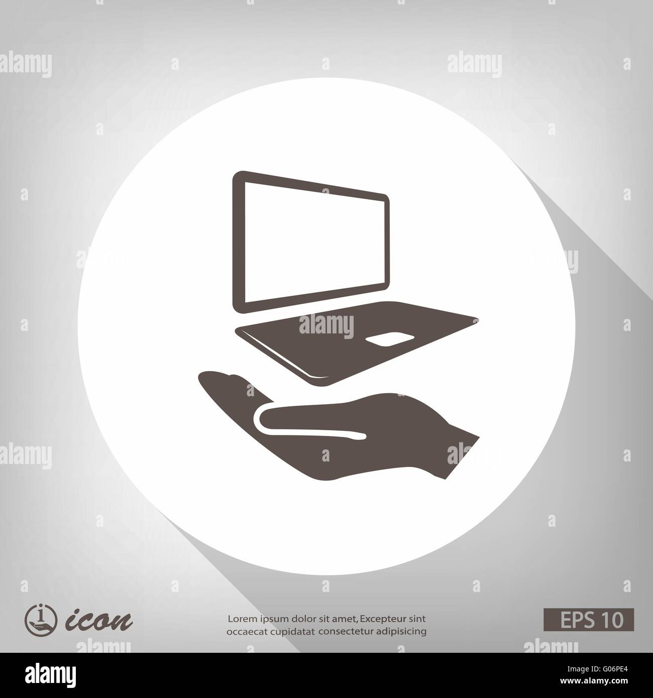 Pictograph of computer Stock Vector Image & Art - Alamy