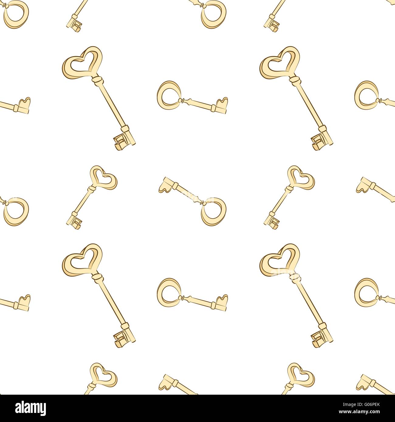 Seamless keys pattern Stock Vector Image & Art - Alamy