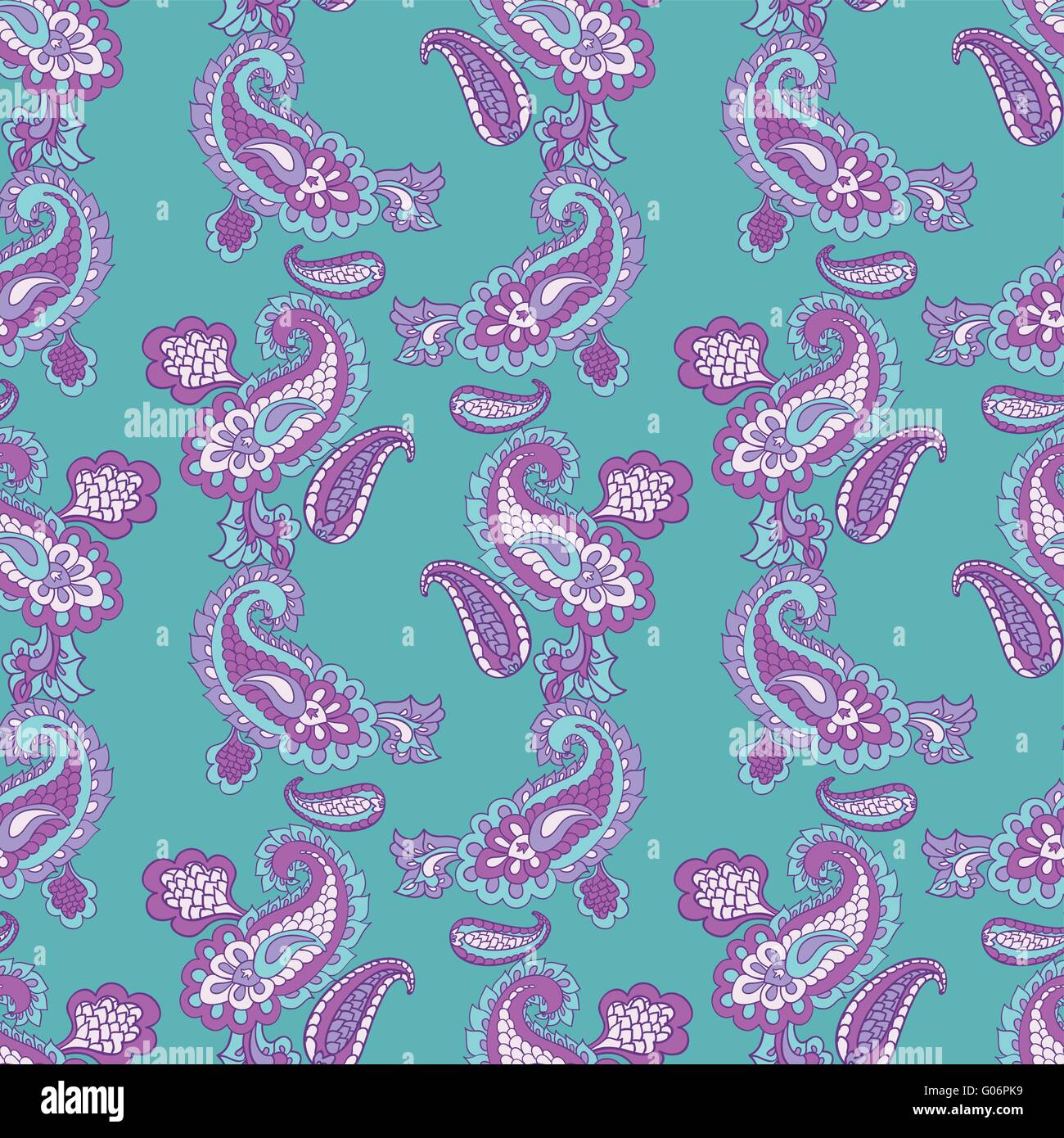 Seamless paisley pattern Stock Vector Image & Art - Alamy