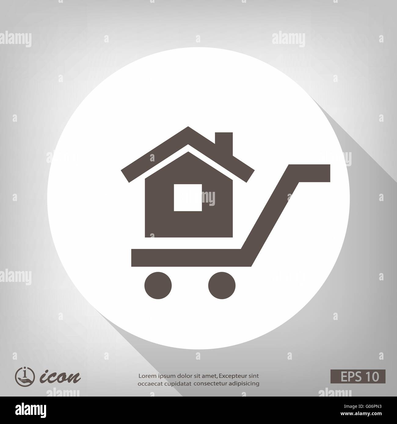 Pictograph of home Stock Vector Image & Art - Alamy