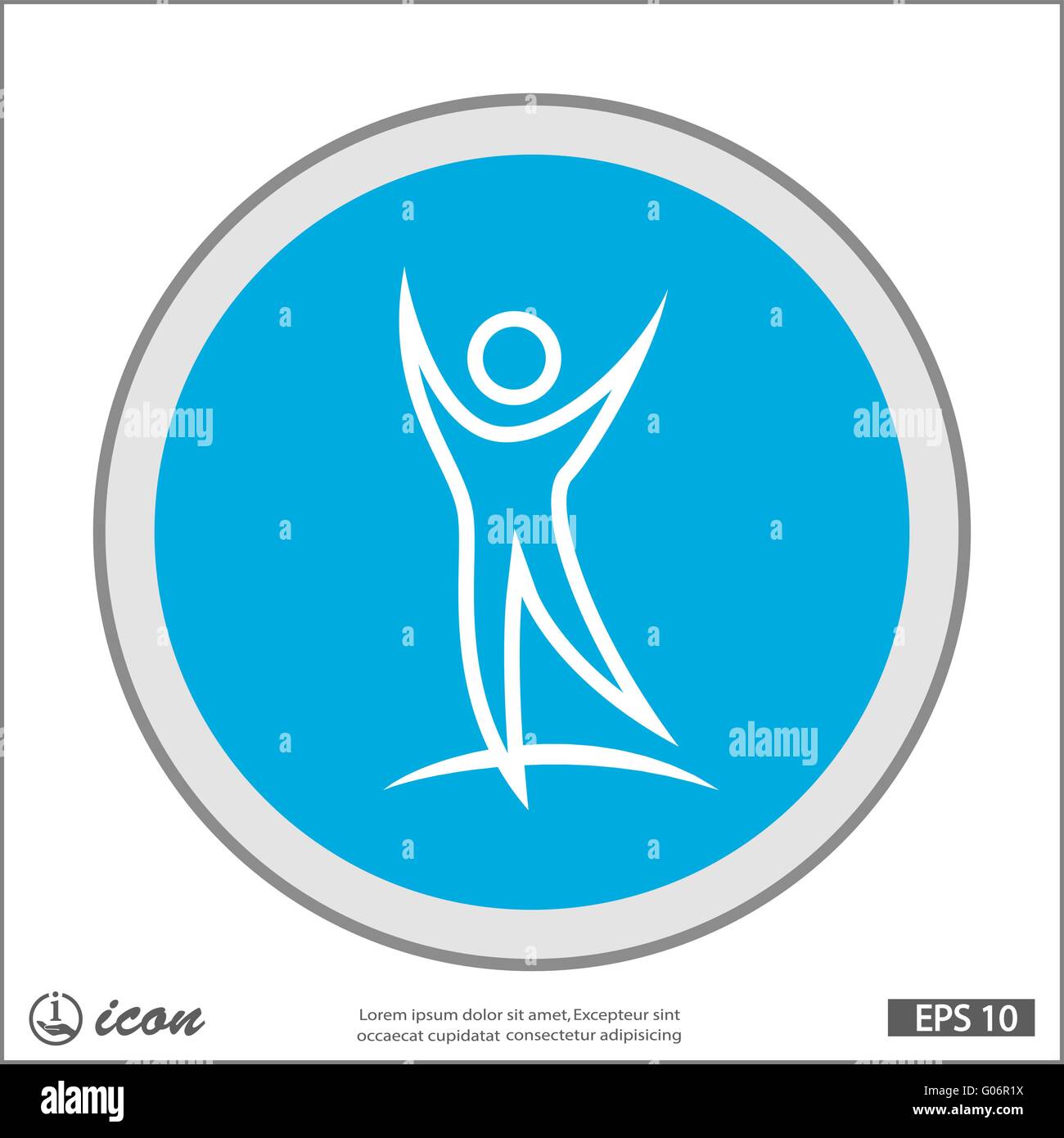 Pictograph of success people. Vector concept illustration for design ...