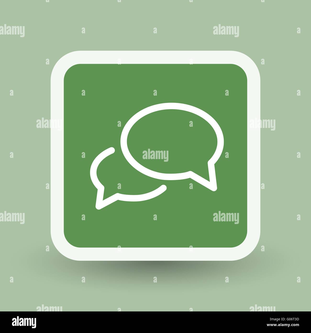 Pictograph of message or chat Stock Vector Image & Art - Alamy