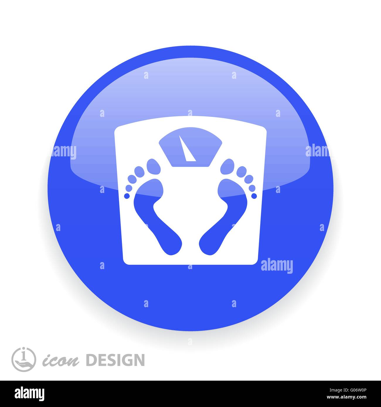 Pictograph of bathroom scale Stock Vector Image & Art - Alamy