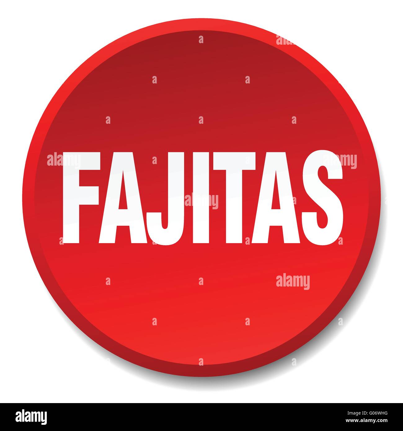 fajitas red round flat isolated push button Stock Vector Image & Art - Alamy