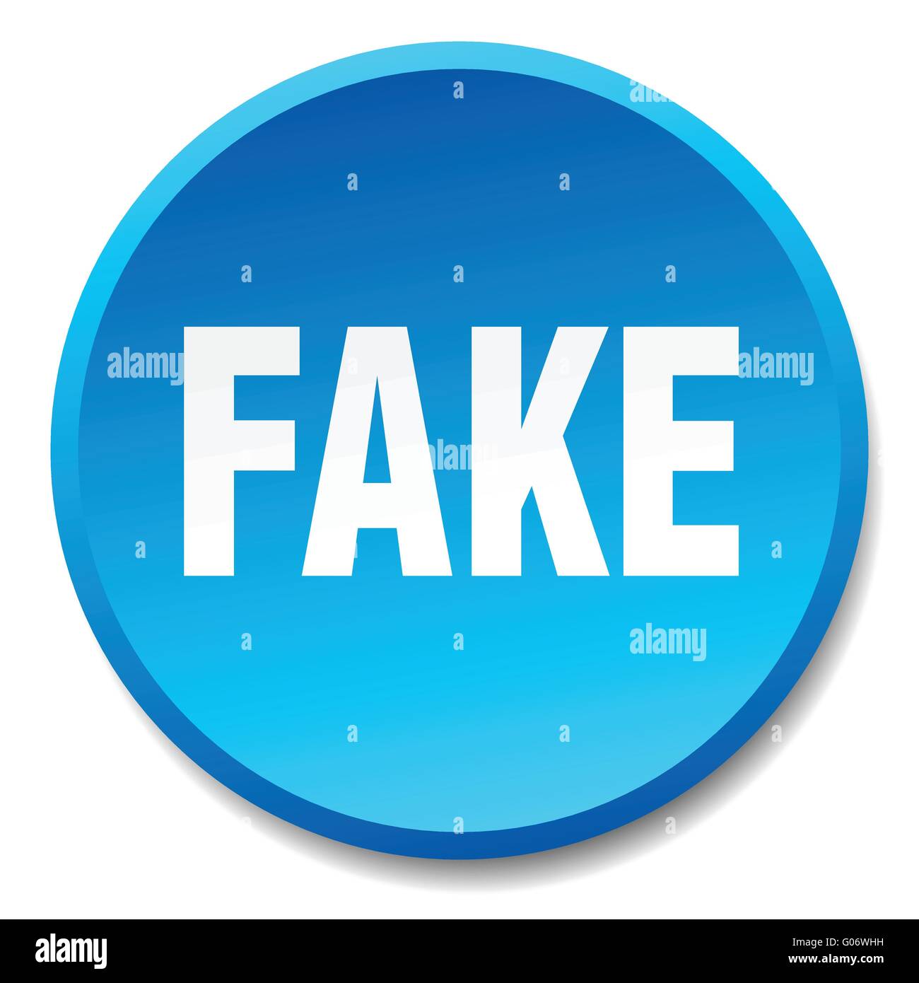 Fake blue round flat hi-res stock photography and images - Alamy