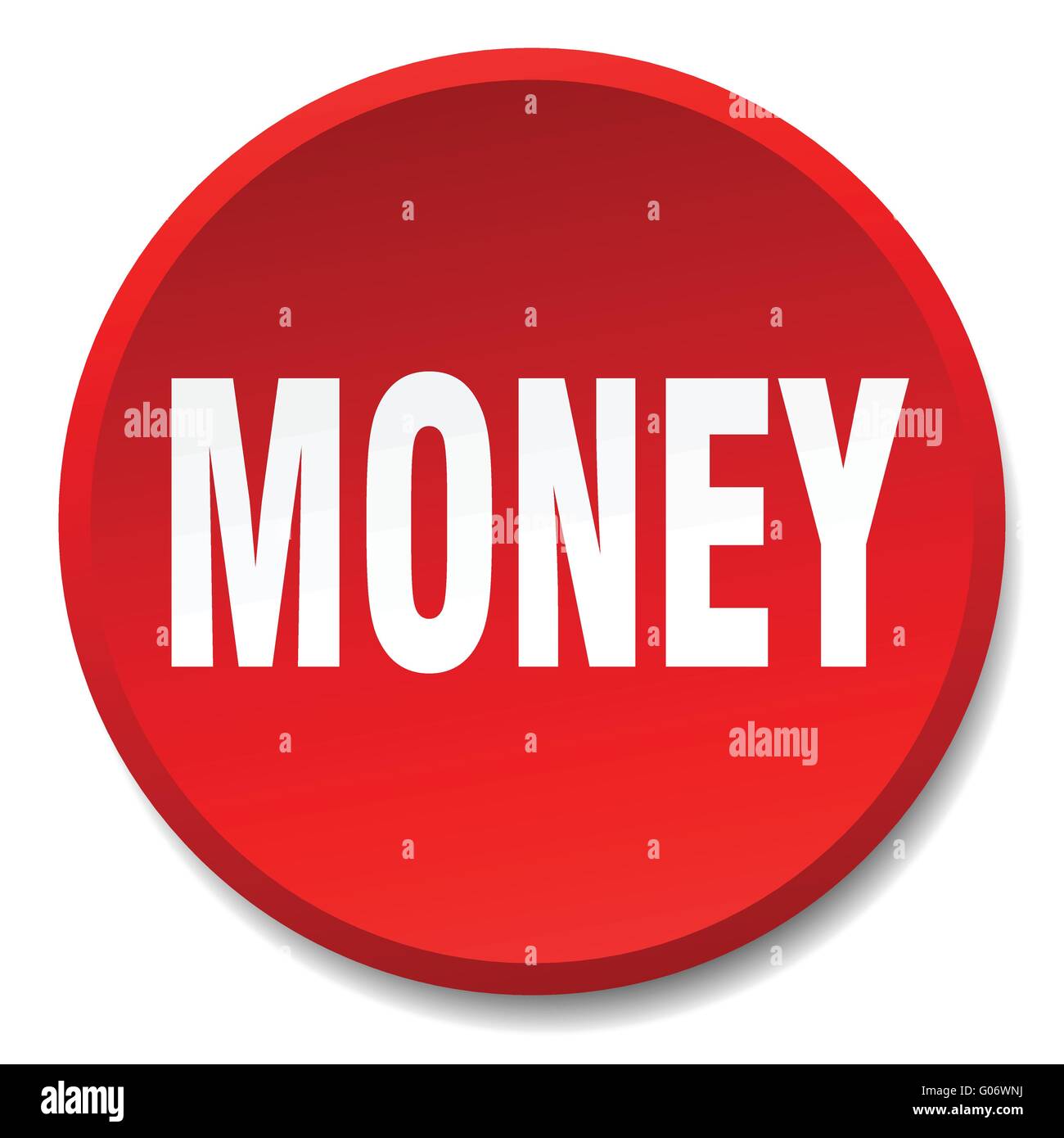 money red round flat isolated push button Stock Vector Image & Art - Alamy