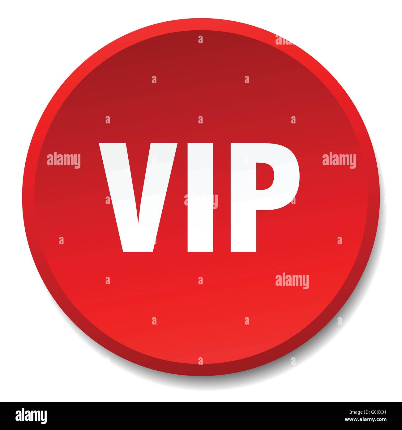 vip red round flat isolated push button Stock Vector Image & Art - Alamy