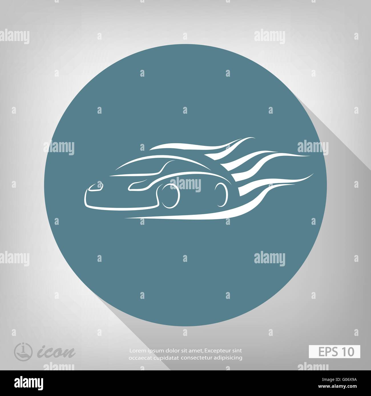 Pictograph of car Stock Vector Image & Art - Alamy