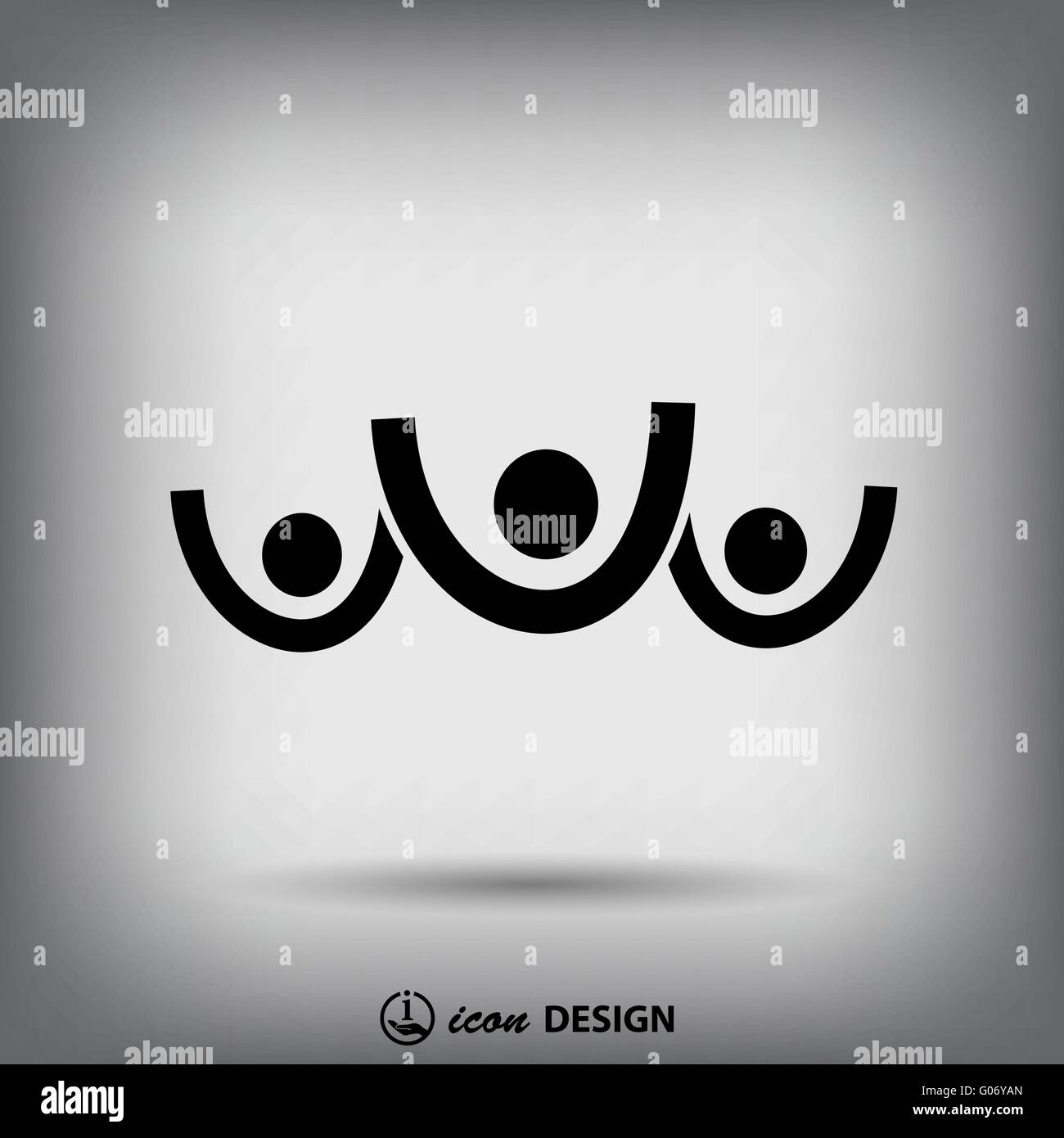 Pictograph of success team Stock Vector Image & Art - Alamy