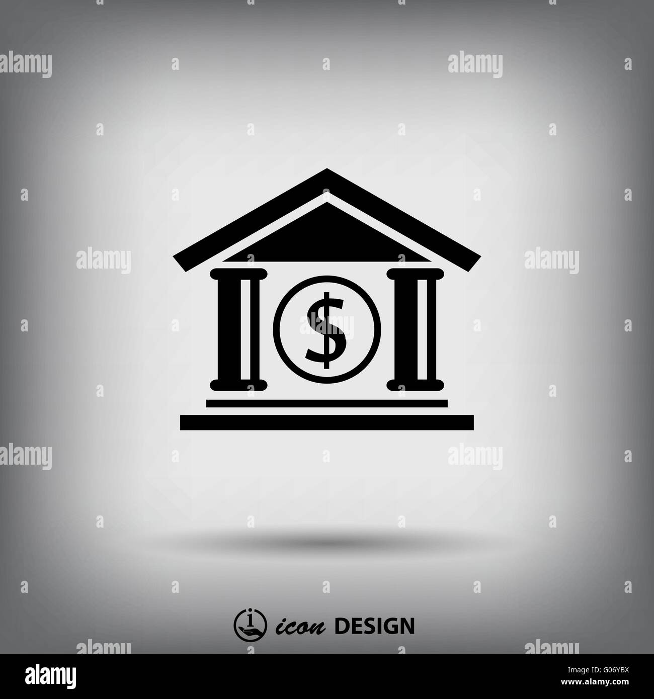 Pictograph of bank Stock Vector Image & Art - Alamy