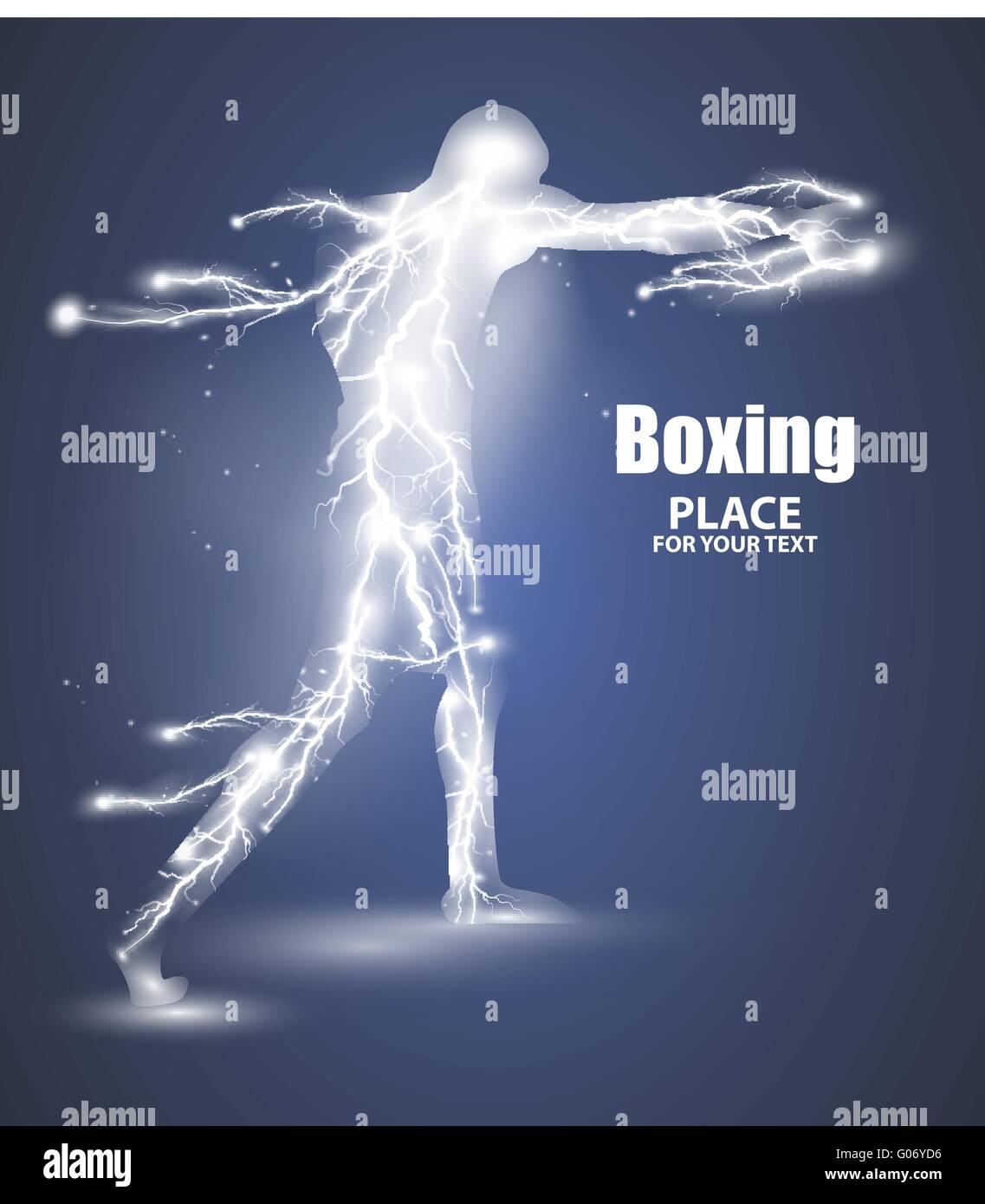 Lightning man hit hi-res stock photography and images - Alamy