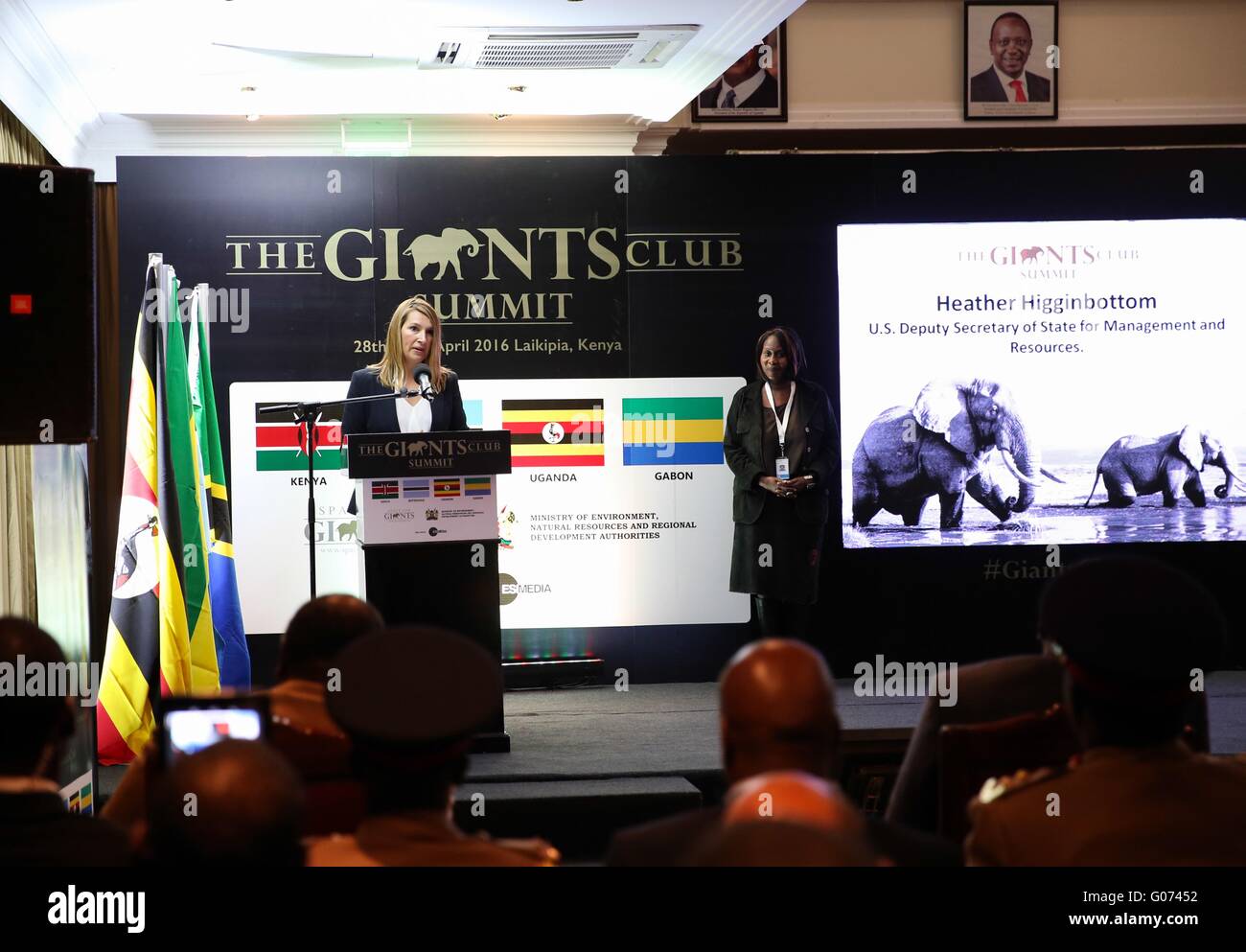 Nanyuki, Central Kenyan town of Nanyuki. 29th Apr, 2016. Heather ...