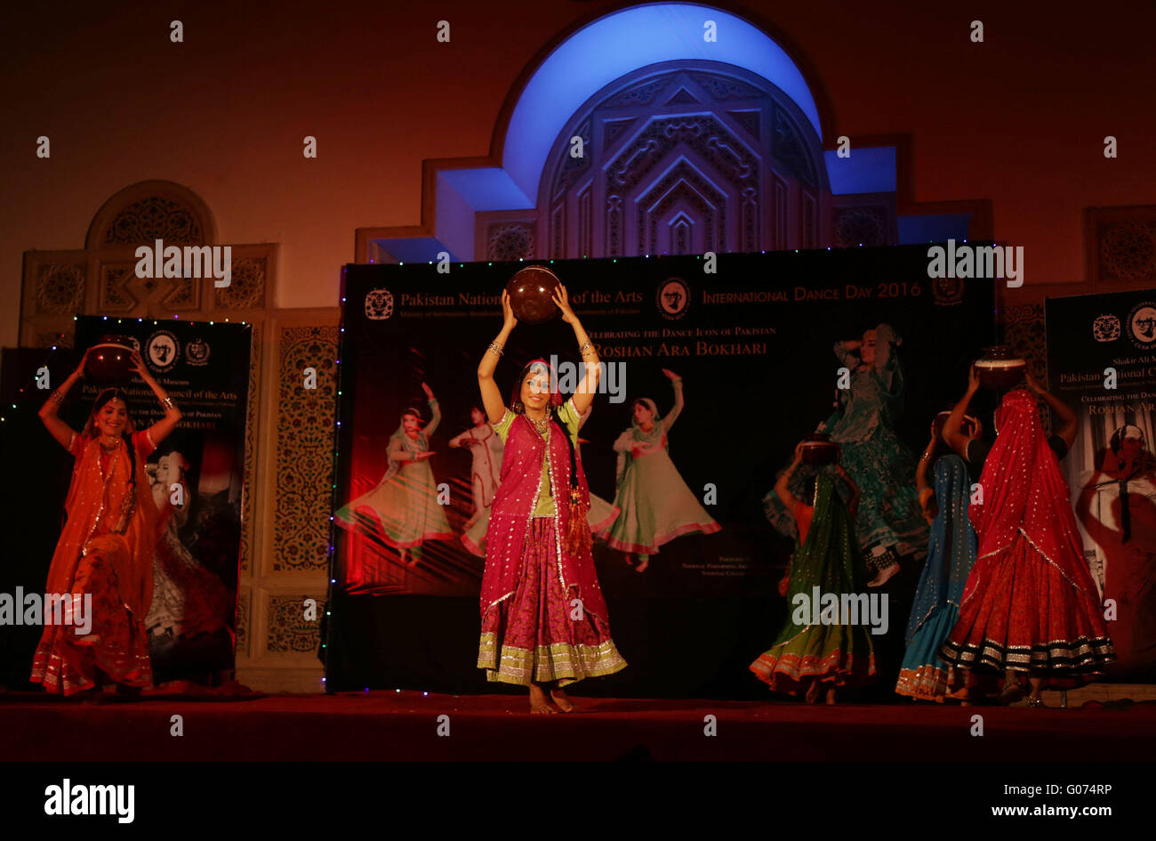 Pakistani dancers perform on the eve of International or World Dance ...
