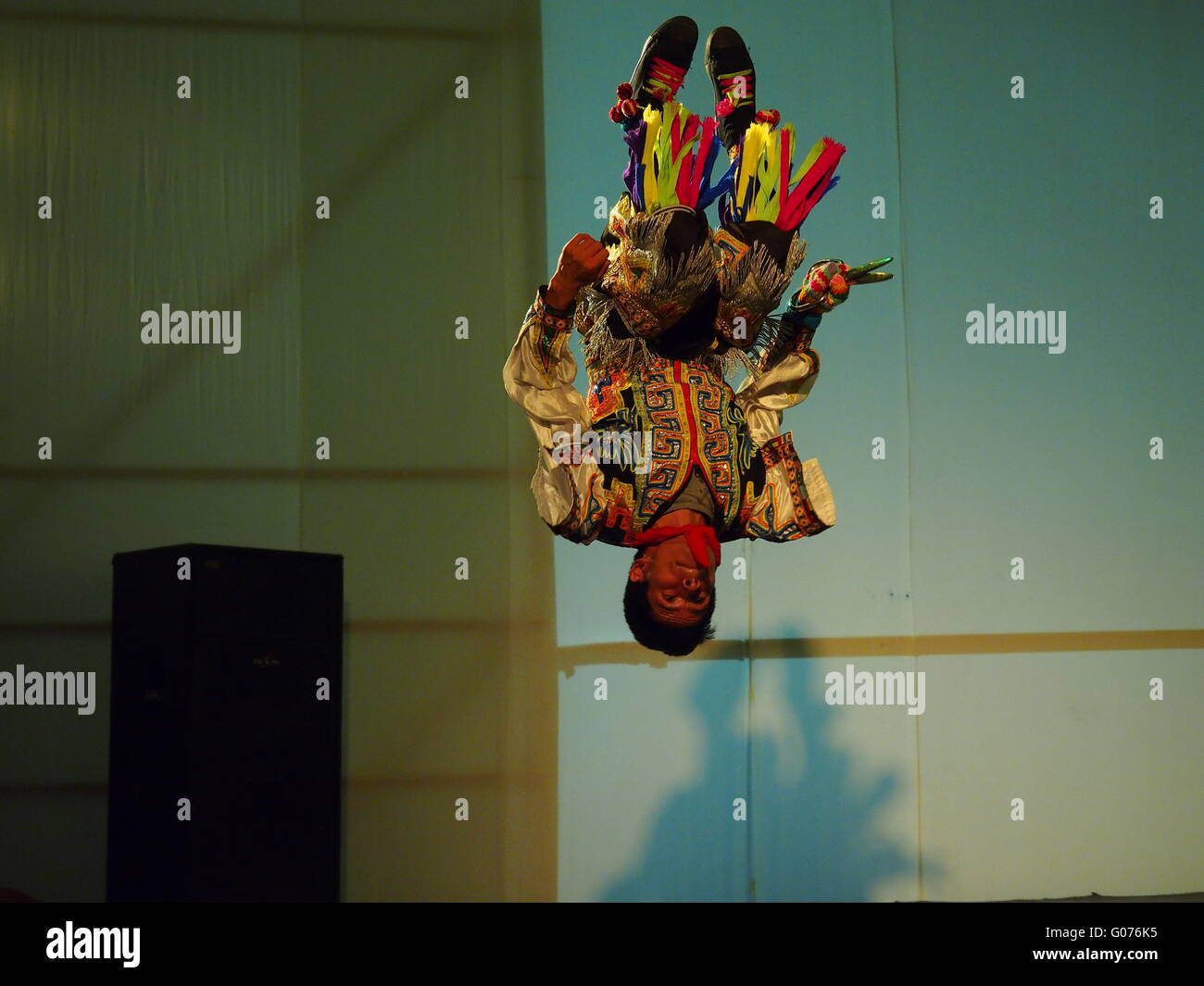 Lima, scissors dancers, an ancient acrobatic dance of the Peruvian ...