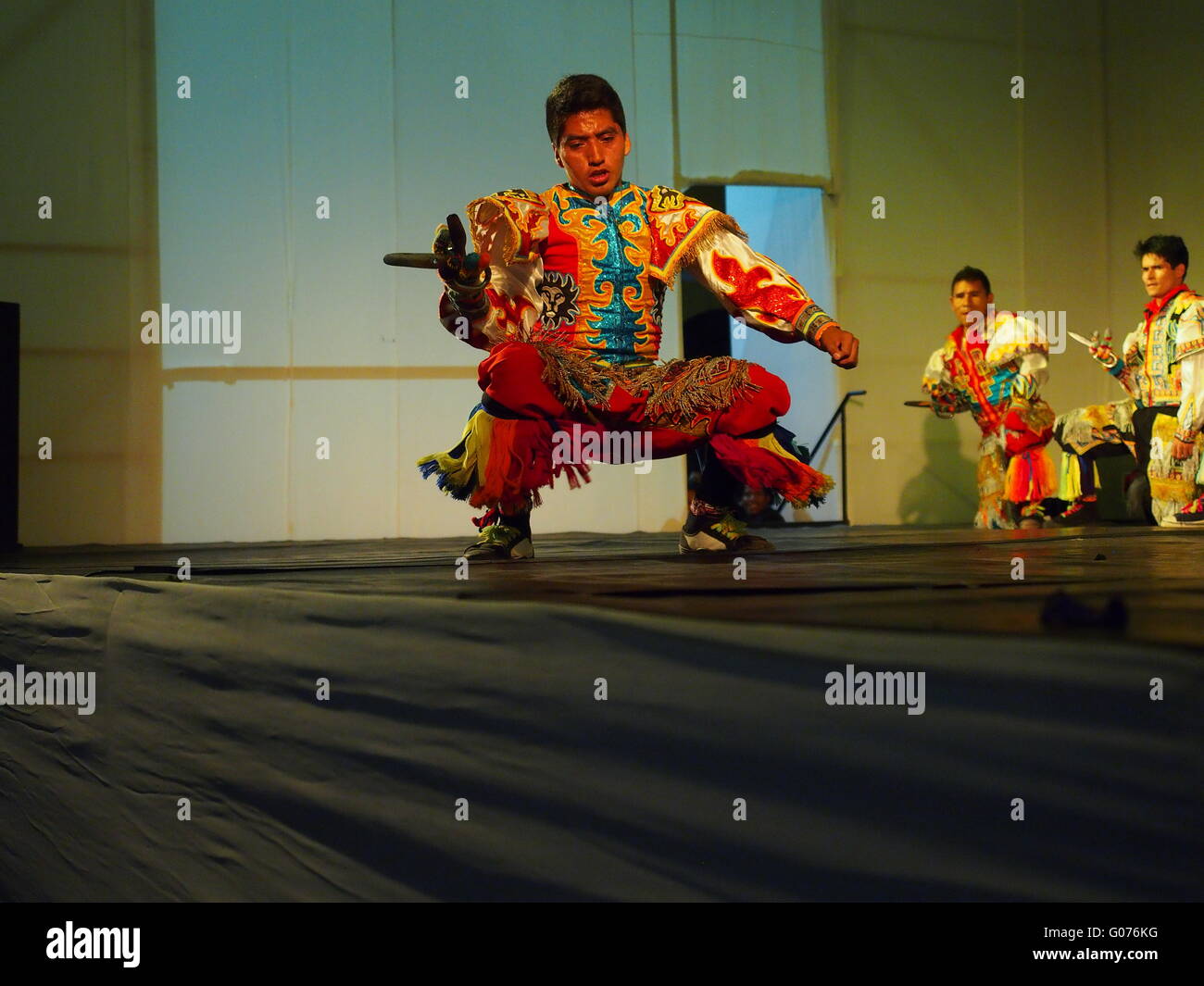 Lima, scissors dancers, an ancient acrobatic dance of the Peruvian ...