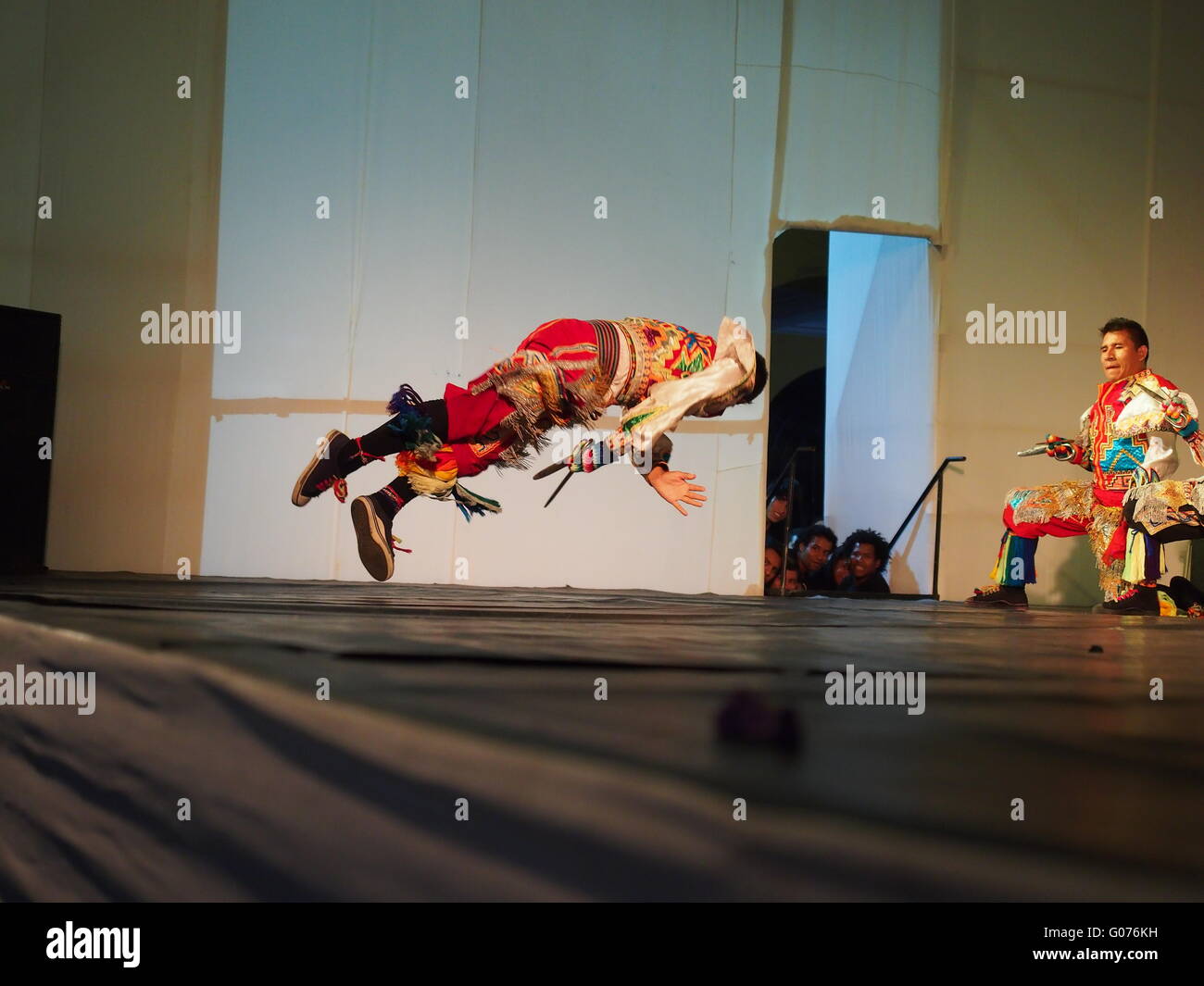 Lima, scissors dancers, an ancient acrobatic dance of the Peruvian ...