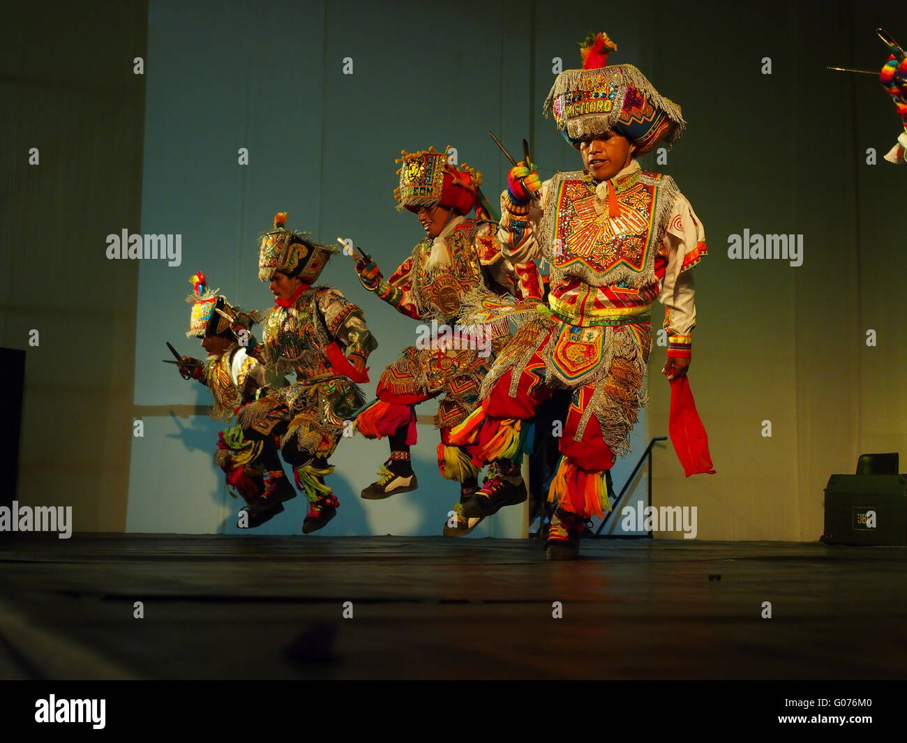 Lima, scissors dancers, an ancient acrobatic dance of the Peruvian ...