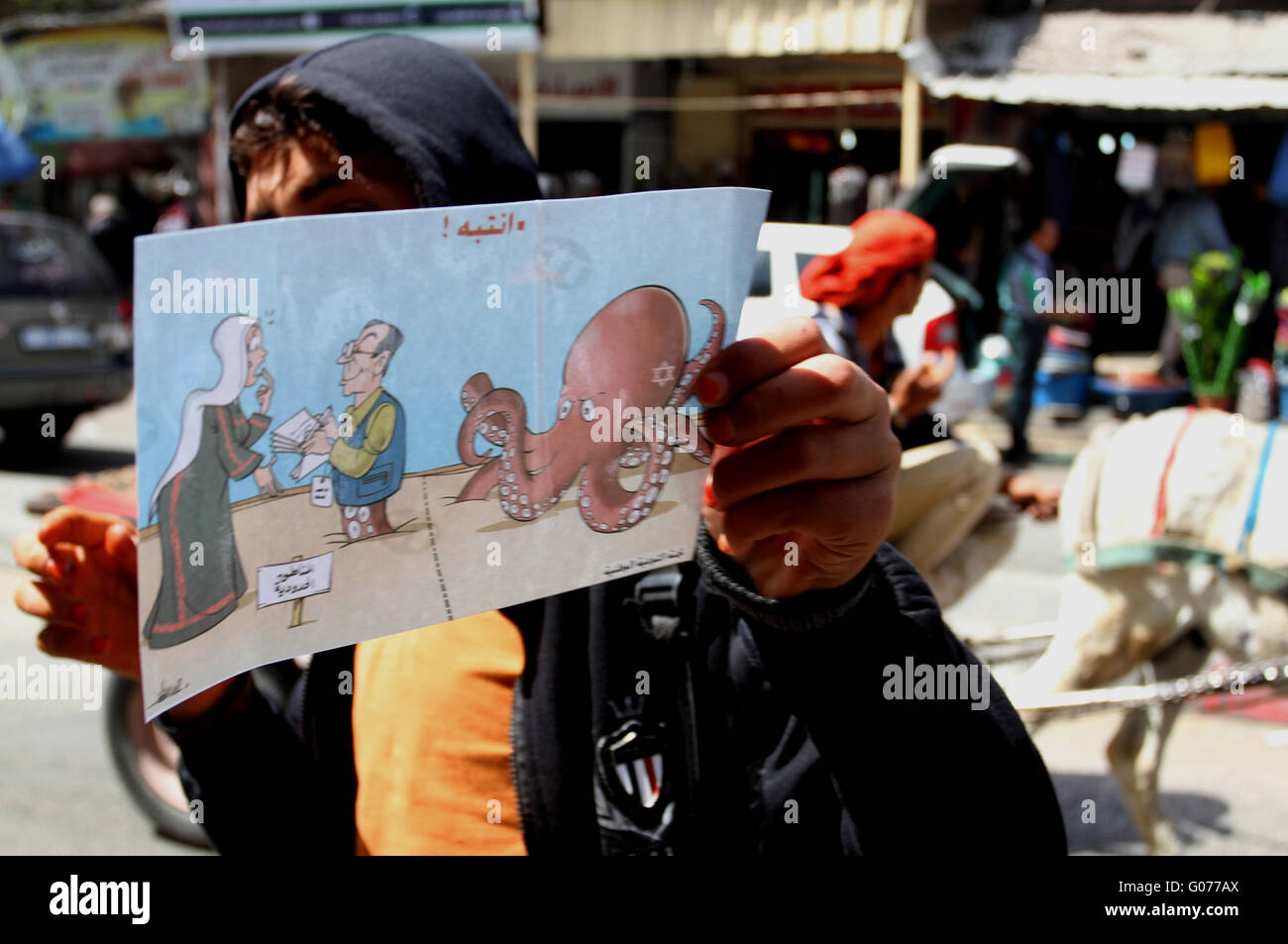 Rafah, Gaza Strip, Palestinian Territory. 30th Apr, 2016. Palestinian ...