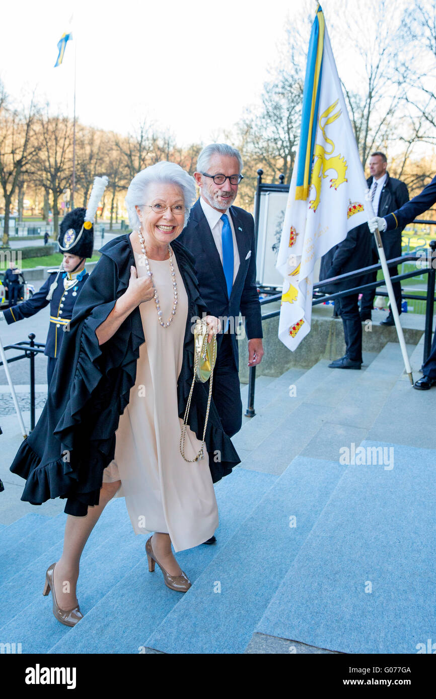 Stockholm, Sweden. 29th Apr, 2016. Princess Christina and Tord Magnuson ...