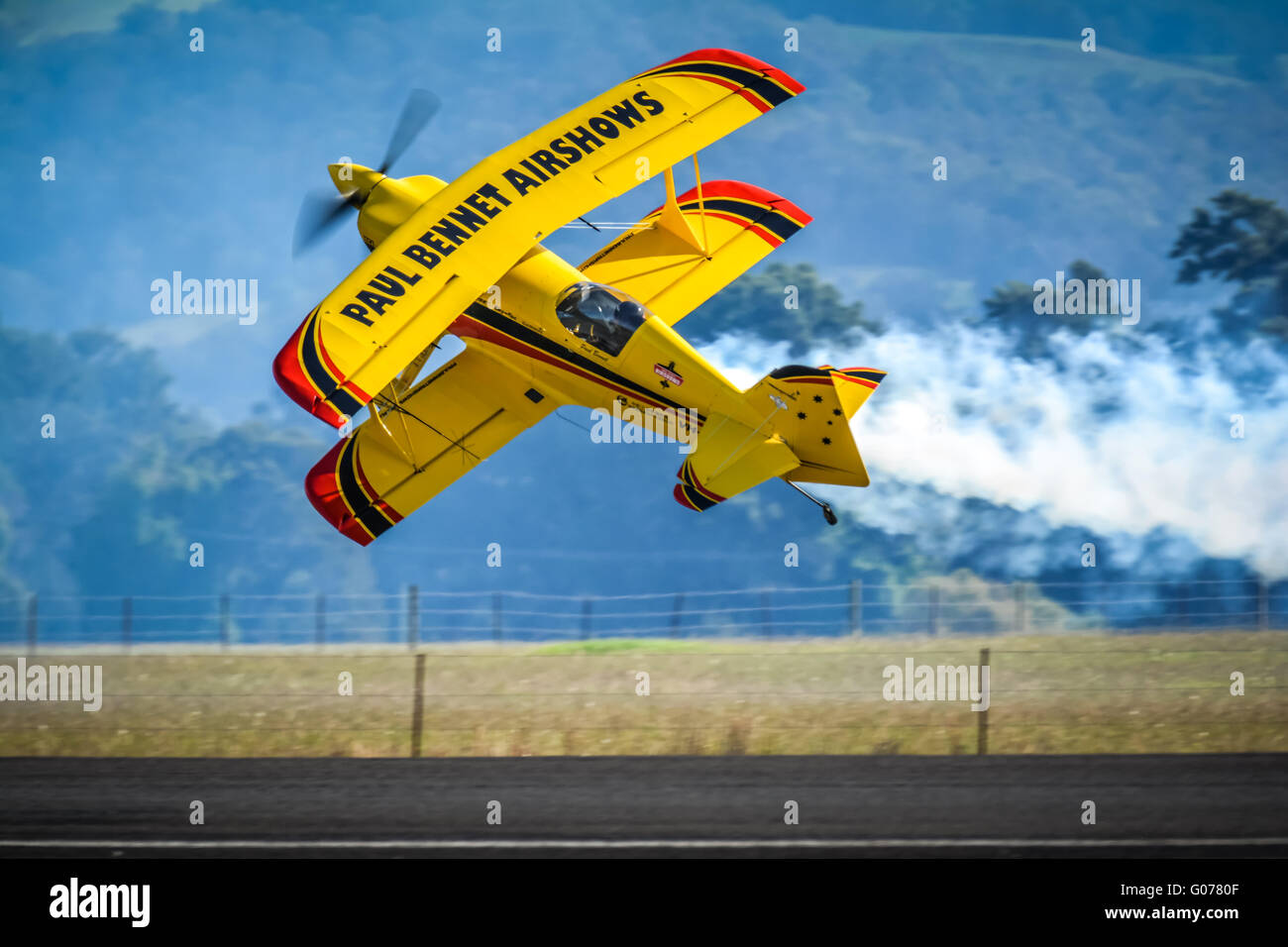 Albion Park, Australia. 30th Apr, 2016. Paul Bennet aerobatic display ...