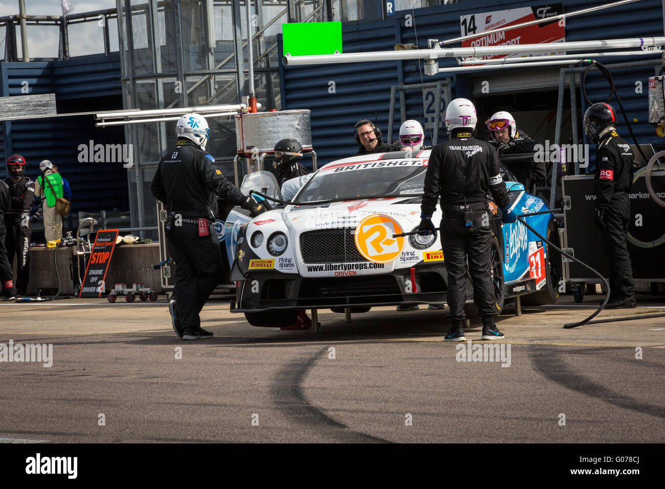 Rockingham Speedway, UK. 30th April, 2016. BritishGT at Rockingham ...