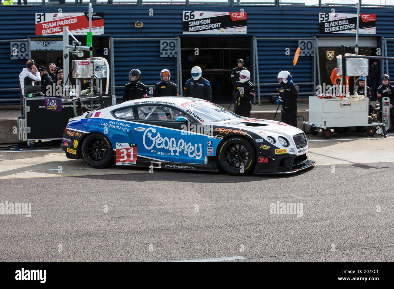 Rockingham Speedway, UK. 30th April, 2016. BritishGT at Rockingham ...
