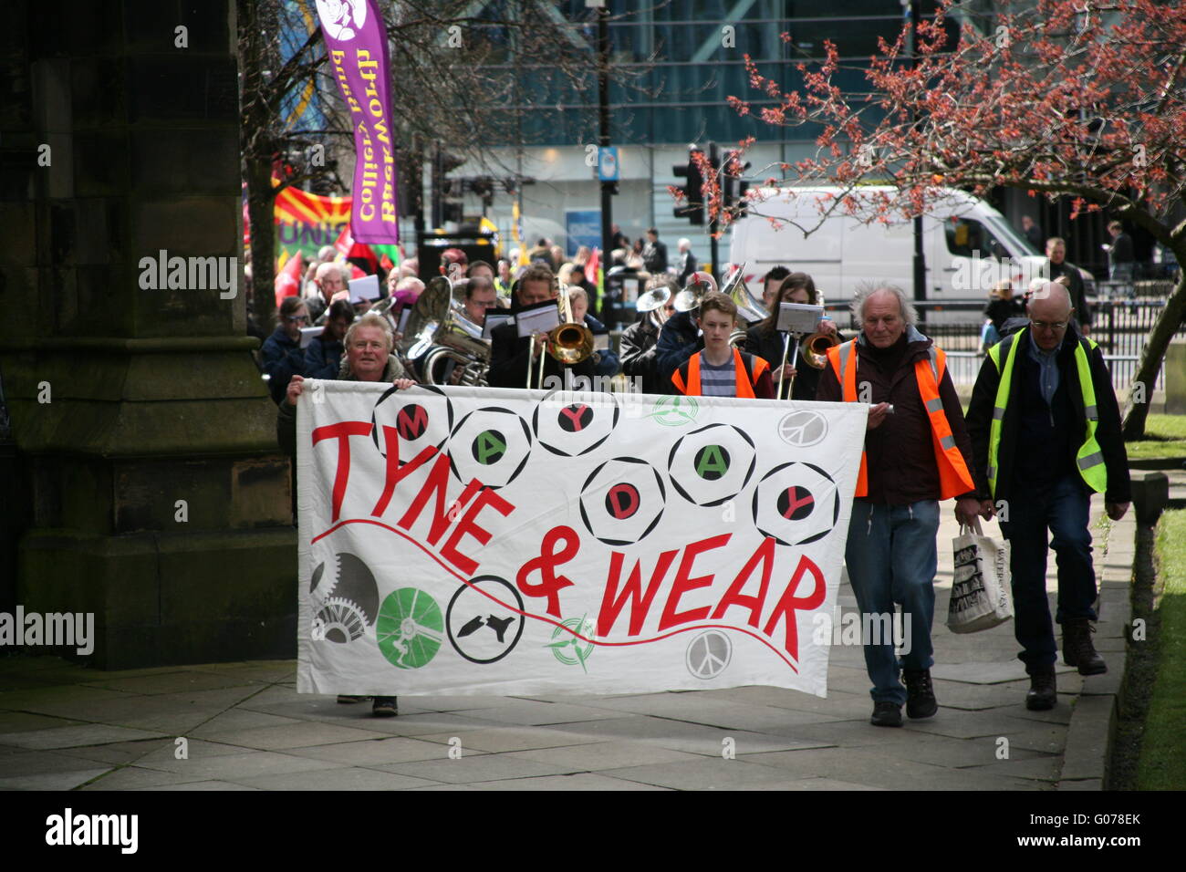 May Day Rally Stock Photo - Alamy