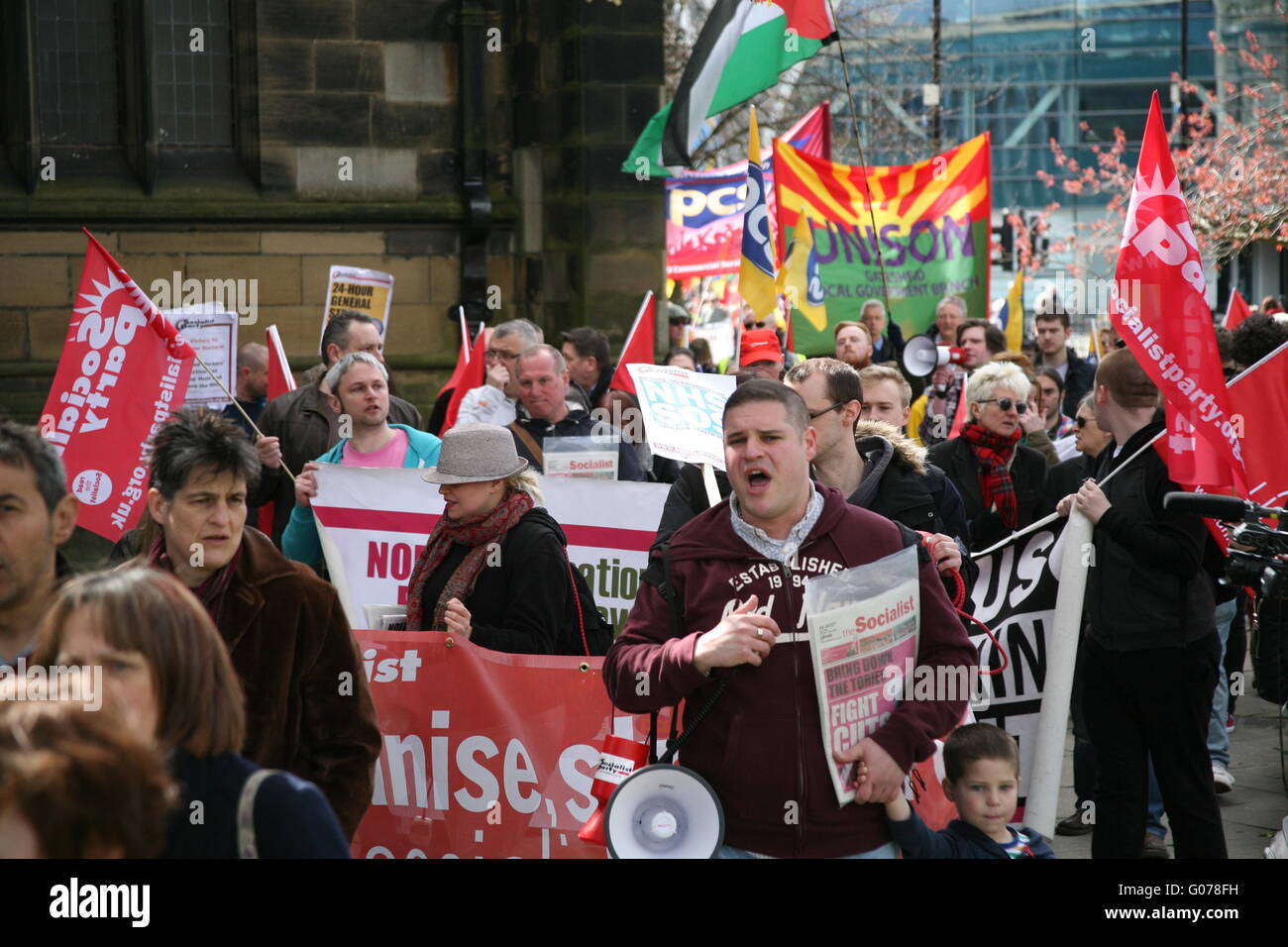 May Day Rally Stock Photo - Alamy