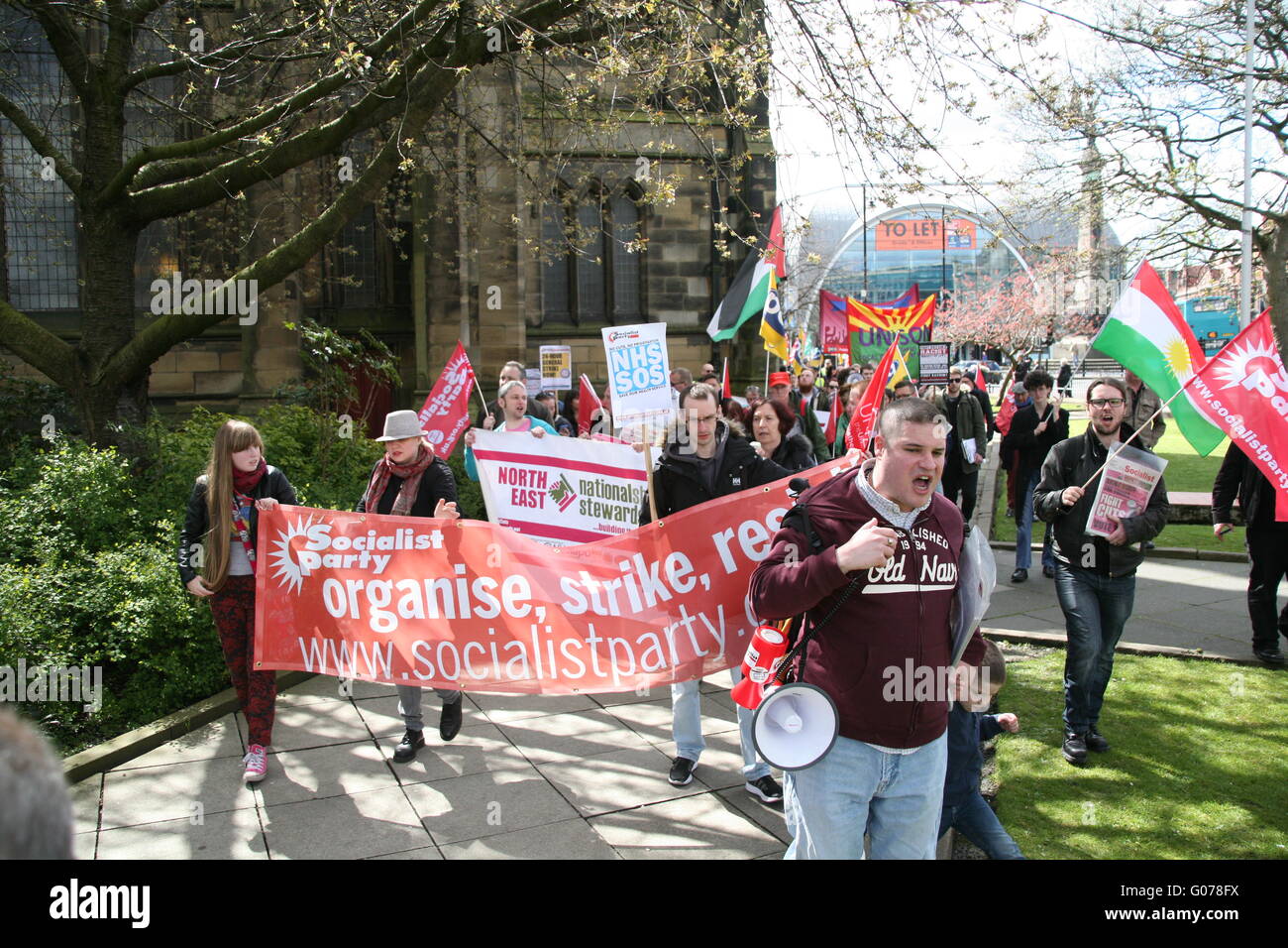 May Day Rally Stock Photo - Alamy