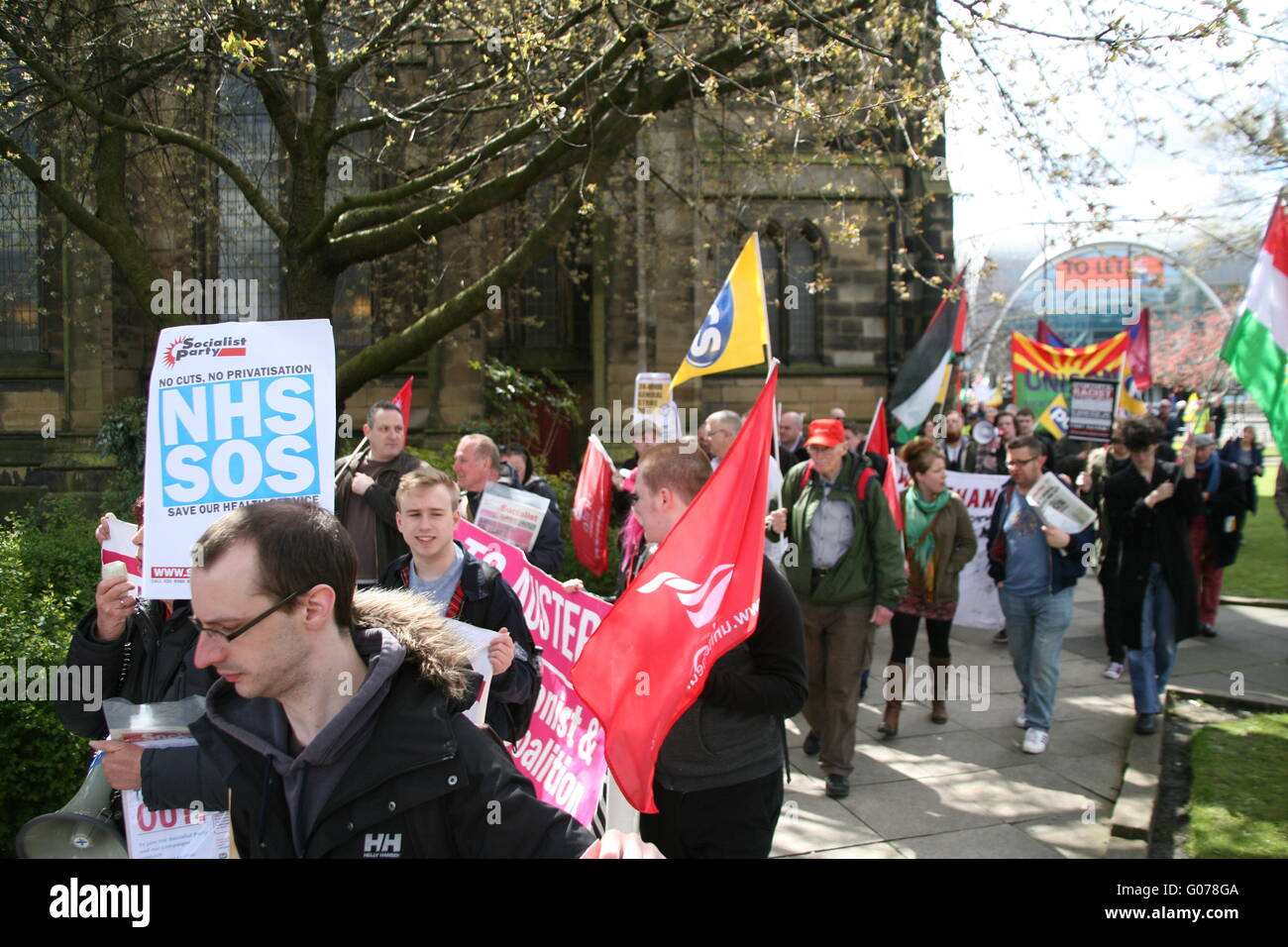May Day Rally Stock Photo - Alamy