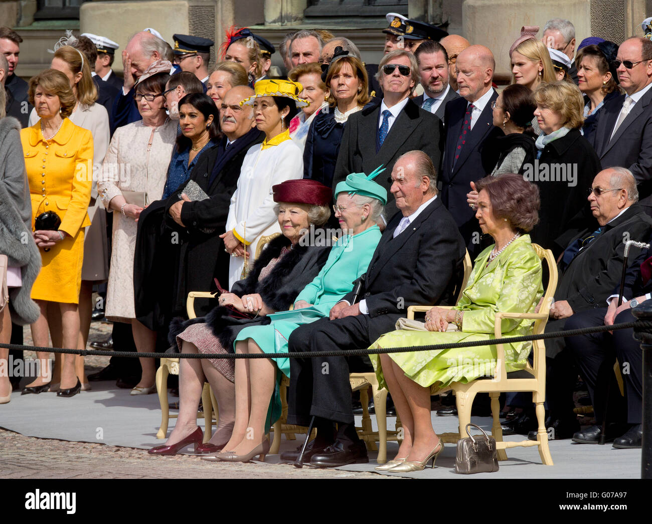 Queen Margrethe Denmark King Juan High Resolution Stock Photography and ...