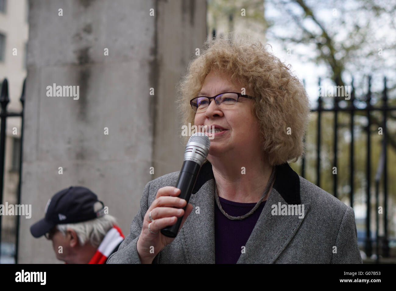 London,England,UK : 30th April 2016 : Speaker Jean Lambert,Green MEP ...