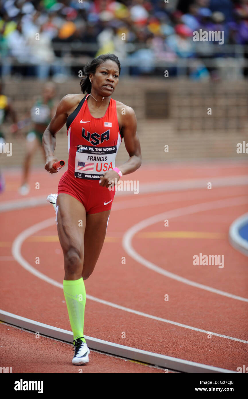 Philadelphia, Pennsylvania, USA. 30th Apr, 2016. PHYLLIS FRANCIS of the ...