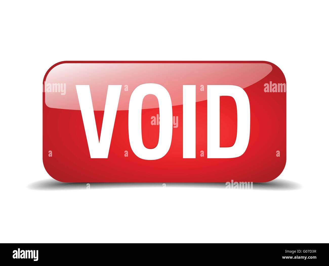 void red square 3d realistic isolated web button Stock Vector Image ...