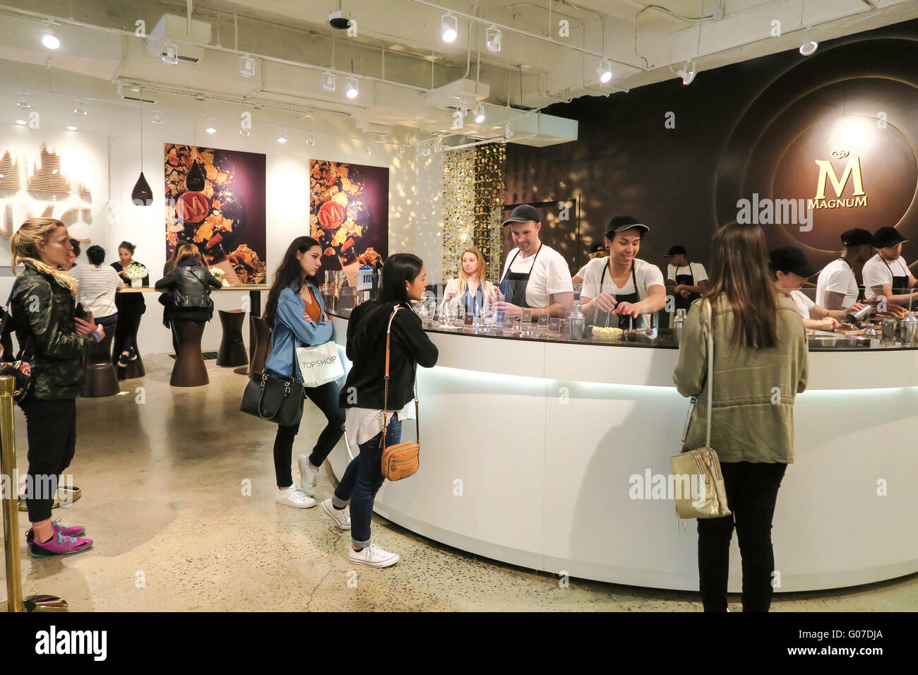 Magnum Designer Ice Cream Stock Photo - Alamy