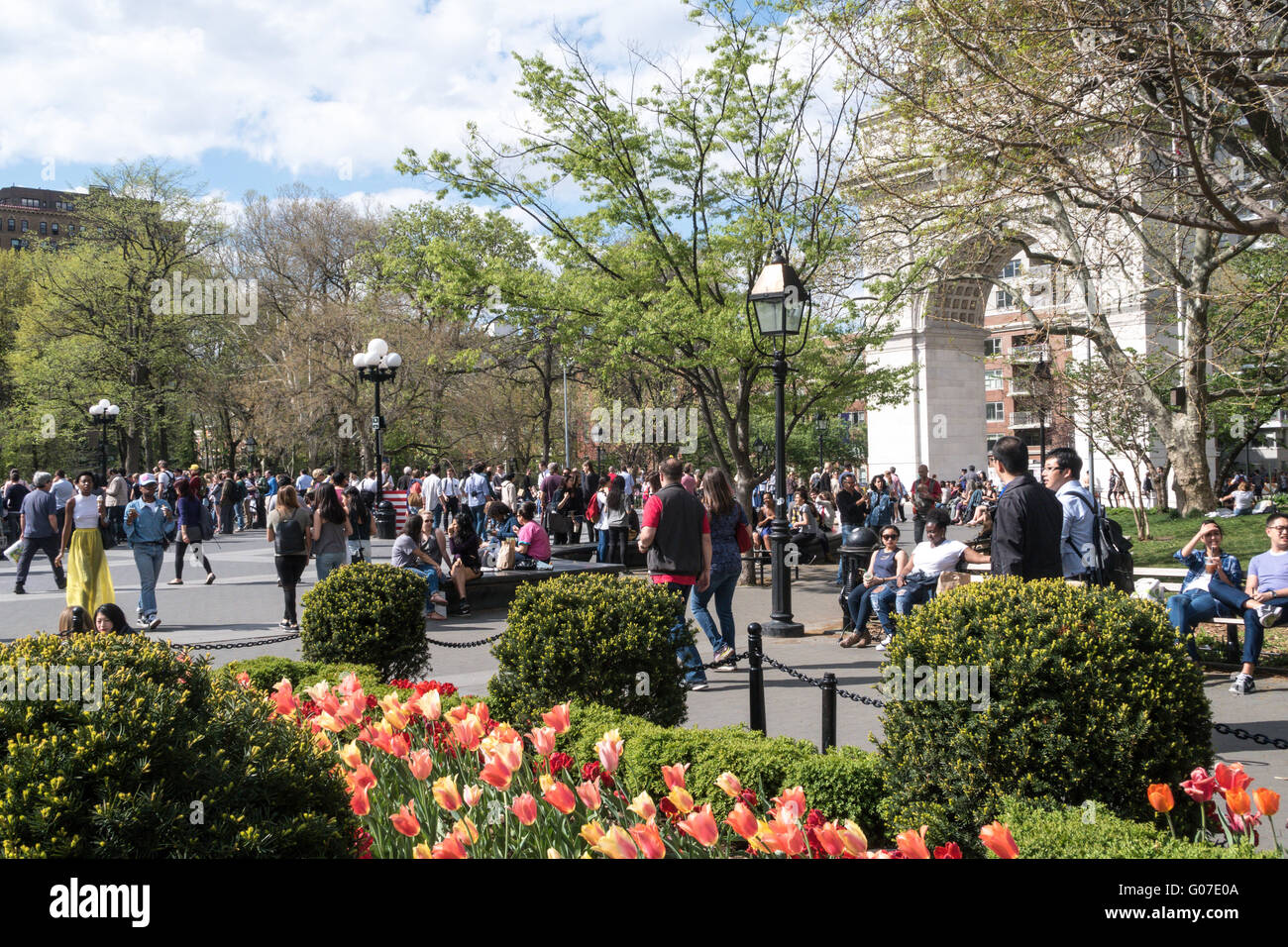 Washington square park conservancy hi-res stock photography and images ...