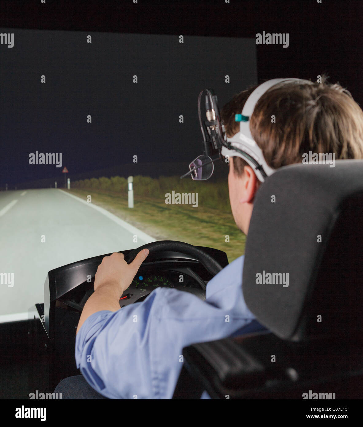 Driving simulator hi-res stock photography and images - Alamy