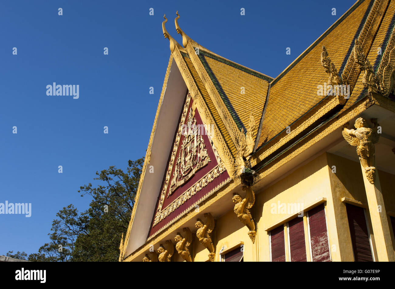 roof construction at the Throne Hall, Royal Palace Stock Photo - Alamy