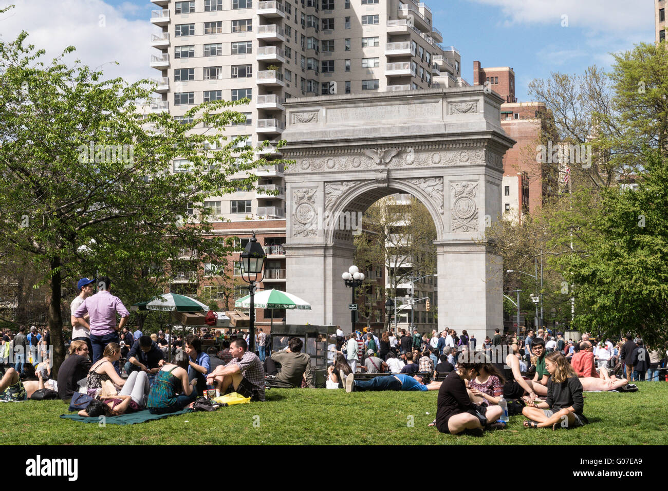 Washington square park conservancy hi-res stock photography and images ...