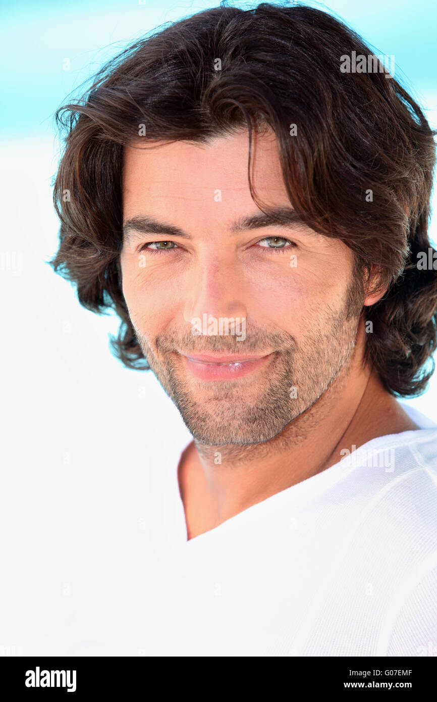 Man face on back head hi-res stock photography and images - Alamy