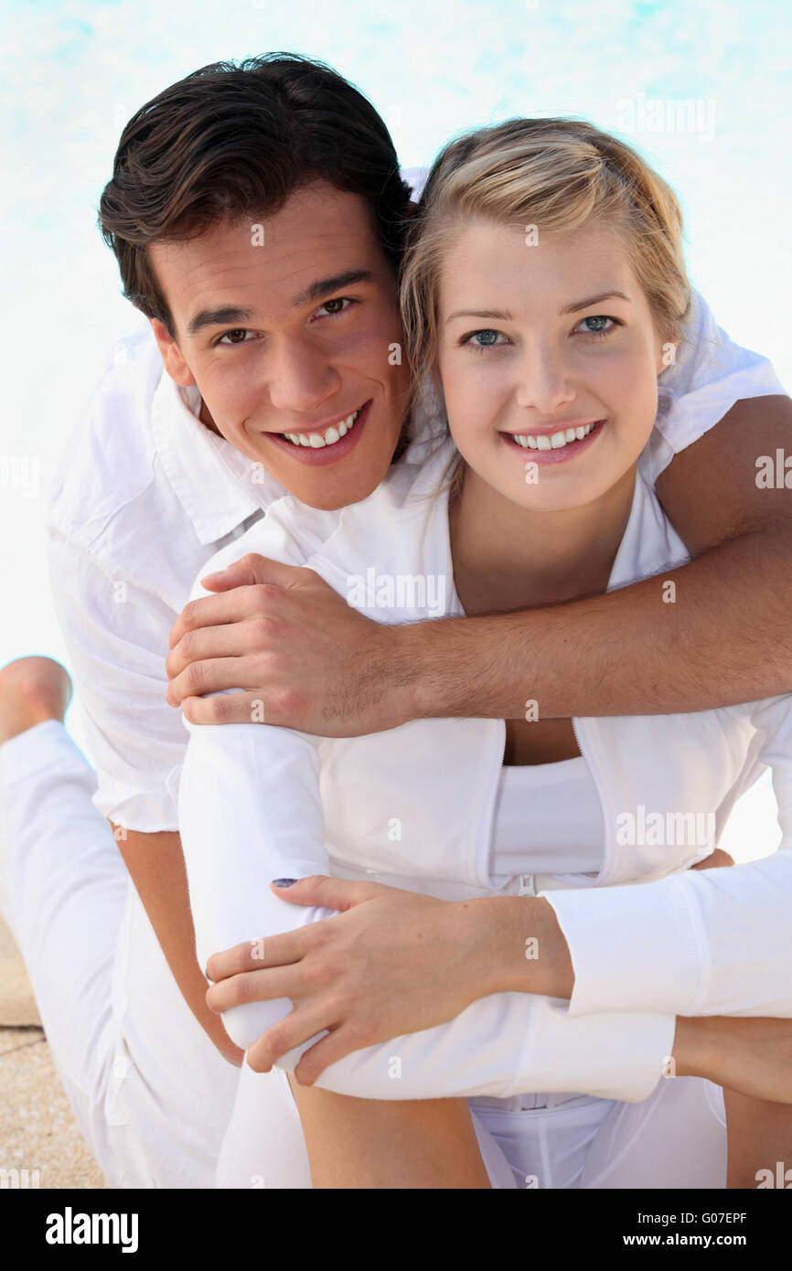 Romantic couple cute people hi-res stock photography and images - Alamy