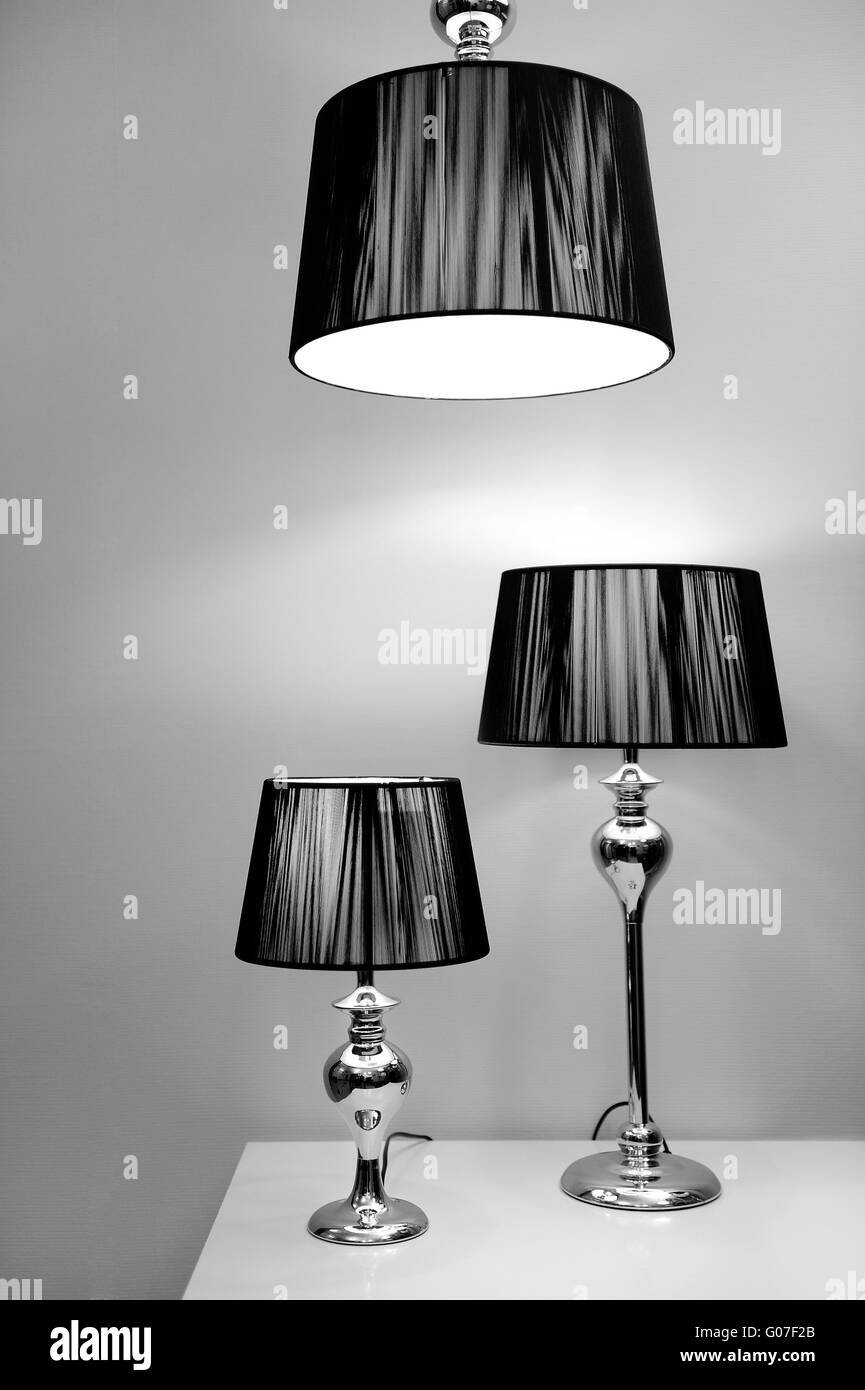 Lamp with shade hi-res stock photography and images - Alamy