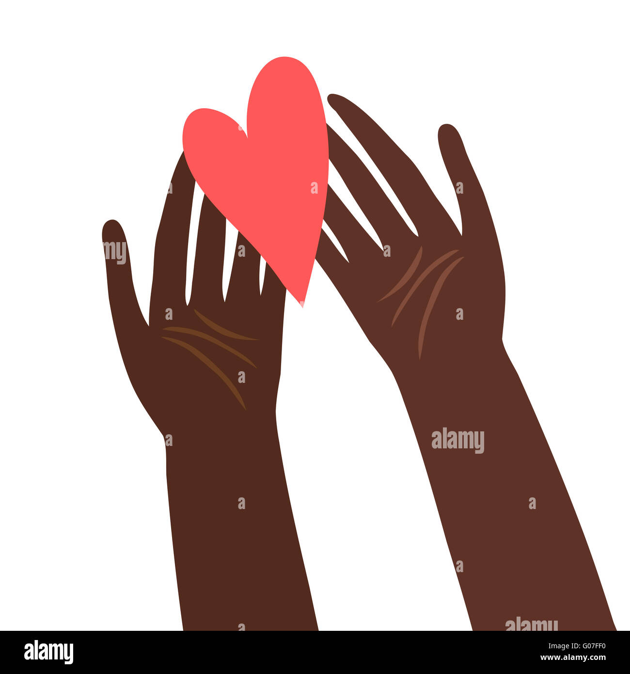 Take heart hand drawn hi-res stock photography and images - Alamy