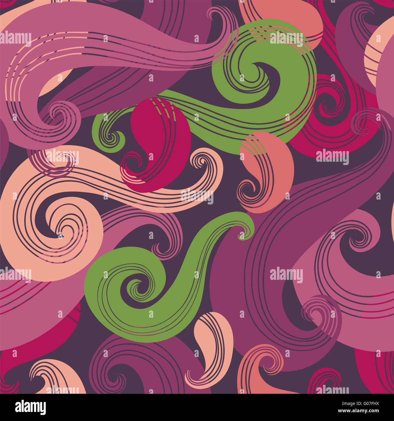 Seamless wave pattern hi-res stock photography and images - Alamy