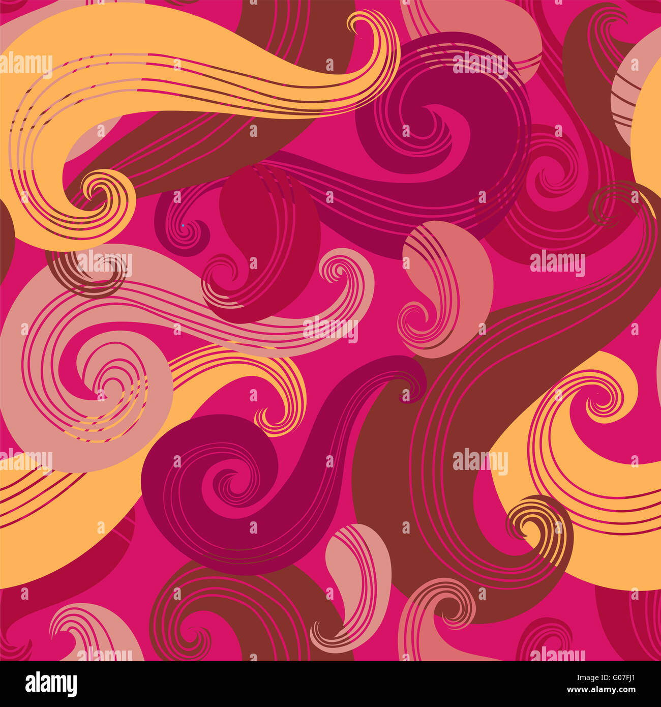 Colorful seamless wave pattern Stock Photo - Alamy