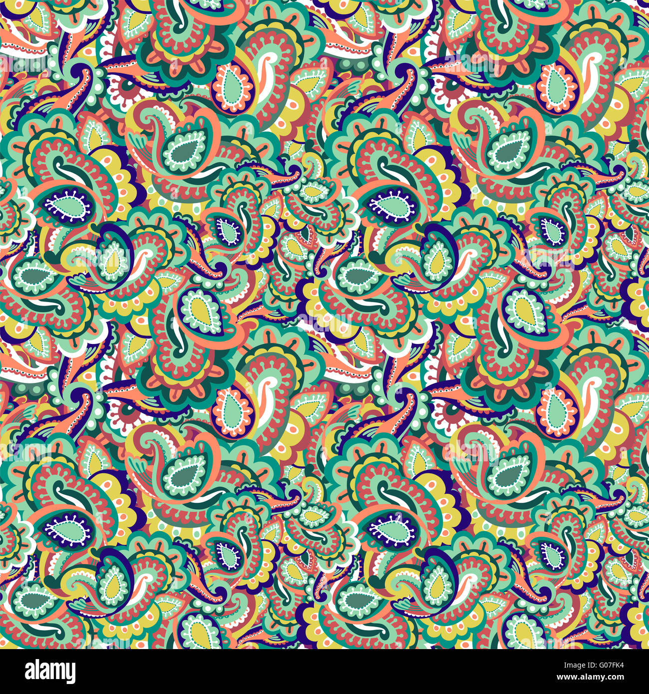 paisley seamless background Stock Photo - Alamy