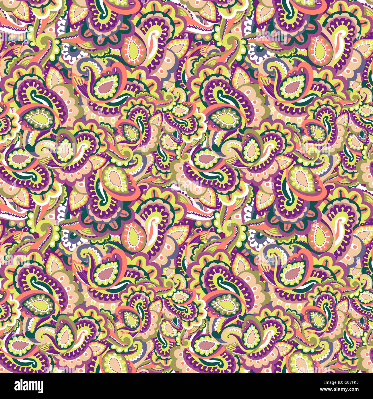 paisley seamless background Stock Photo - Alamy