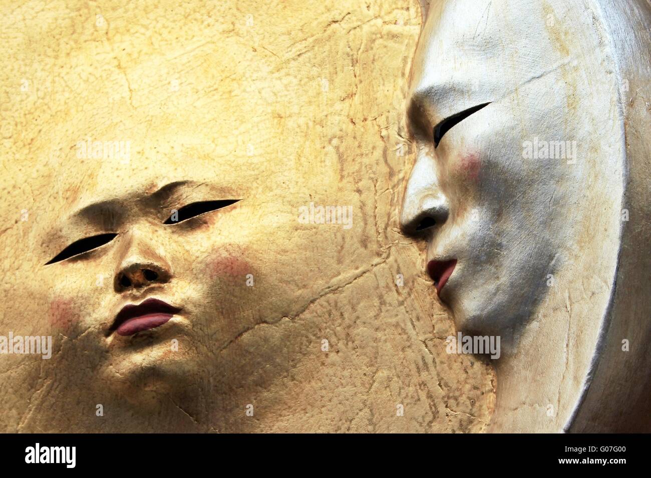 Sun moon face hi-res stock photography and images - Alamy
