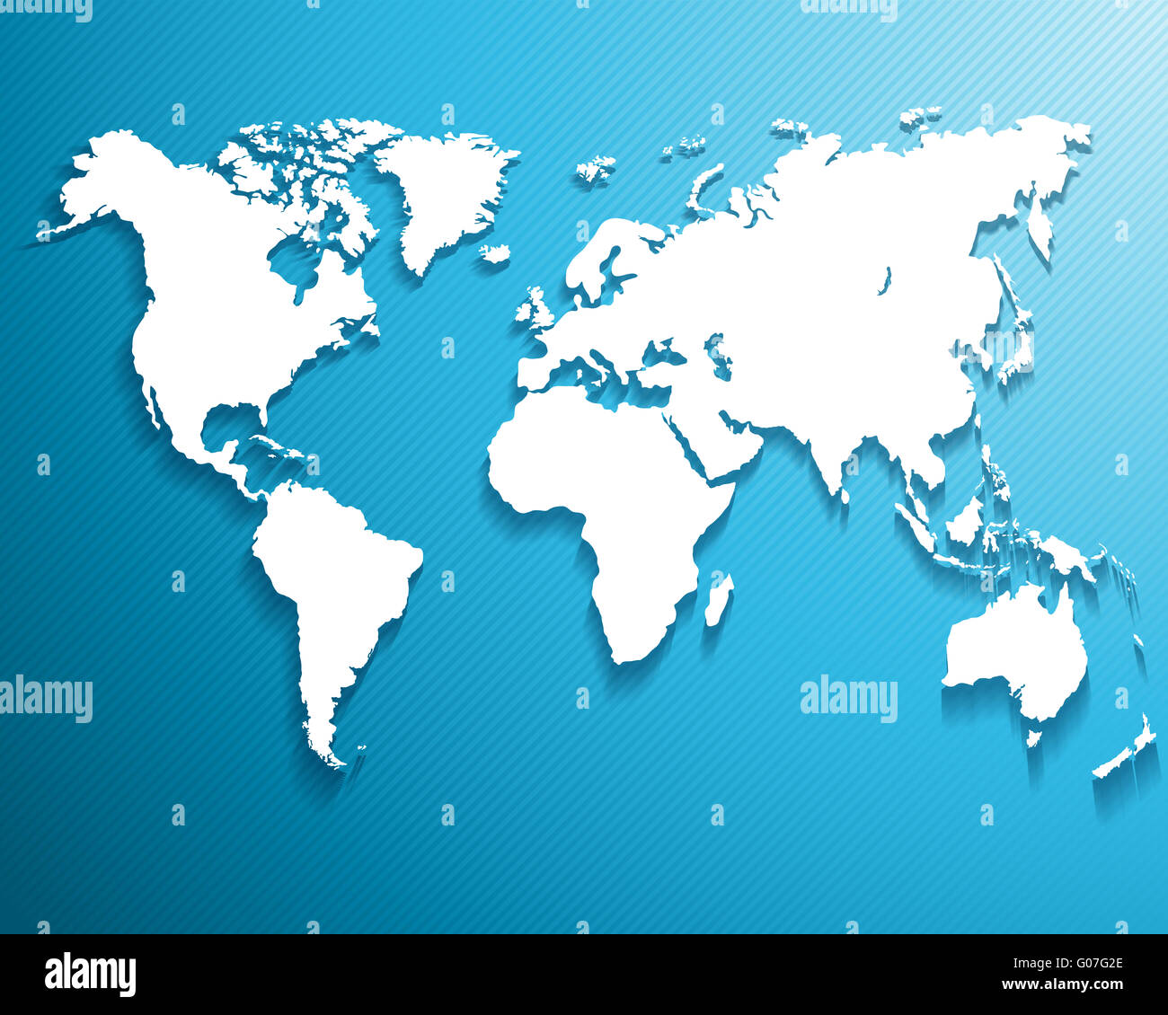 Map of the world Stock Photo - Alamy